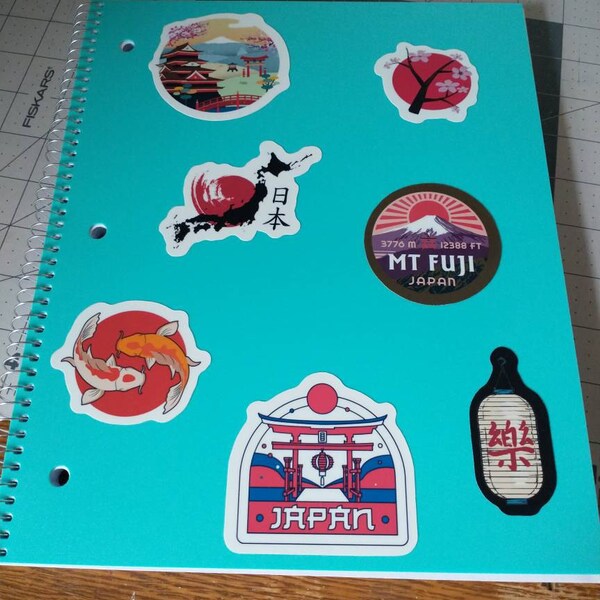 JAPAN AESTHETIC - Vinyl Sticker Pack - Etsy