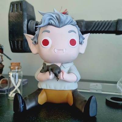 Resin Printed Karlach Figure Painted - Etsy