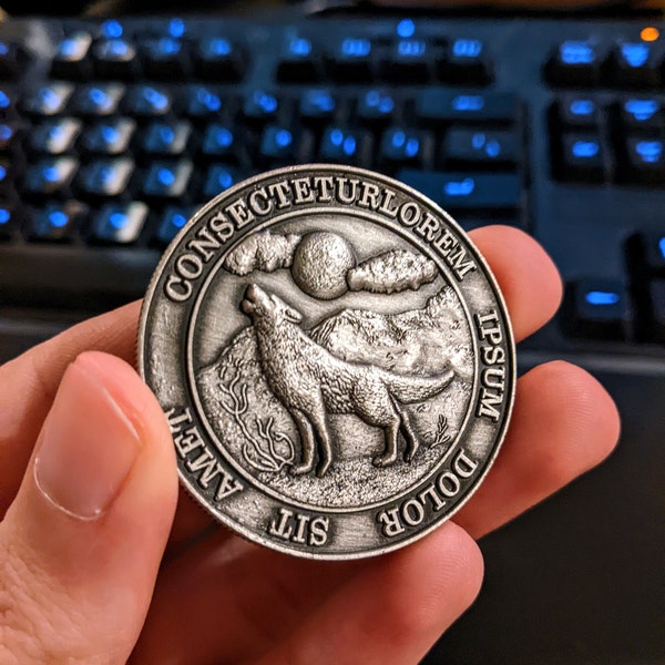 Resident Evil Lei Coin | Metal - Etsy