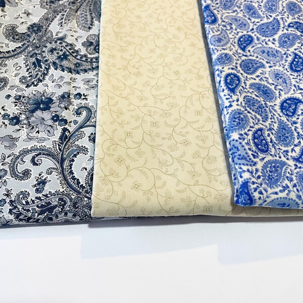 Moda Fabric 1 Yard X 44 Moda Grunge Green and Blue by Basic Grey ...