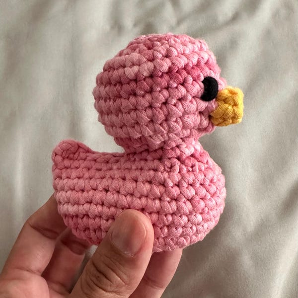 CROCHET PATTERN - Duncan the Rubber Ducky | No Sew | Amigurumi Crochet Plushie Pattern | Digital ...