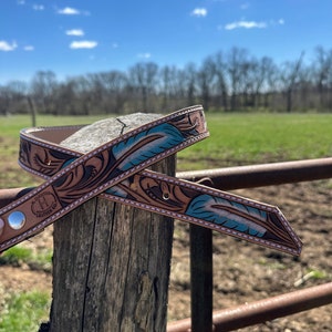 Basic Floral Leather Belt Pattern - Etsy