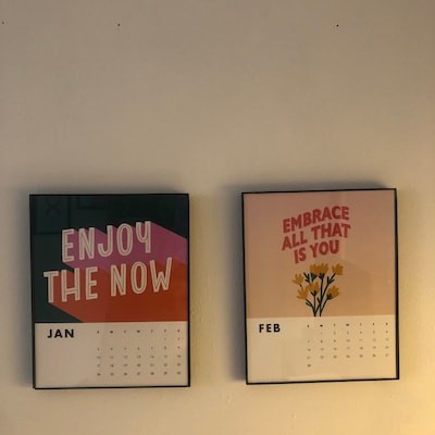 Printable Inspirational Quotes Calendar 2023 - Etsy