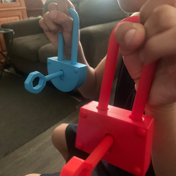 Hello Neighbor - Lock and Key - 3D Printed *fan Inspired* - Etsy