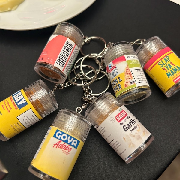 Mini Seasoning Keychain Travel Seasoning Keychains Mini Shaker ...