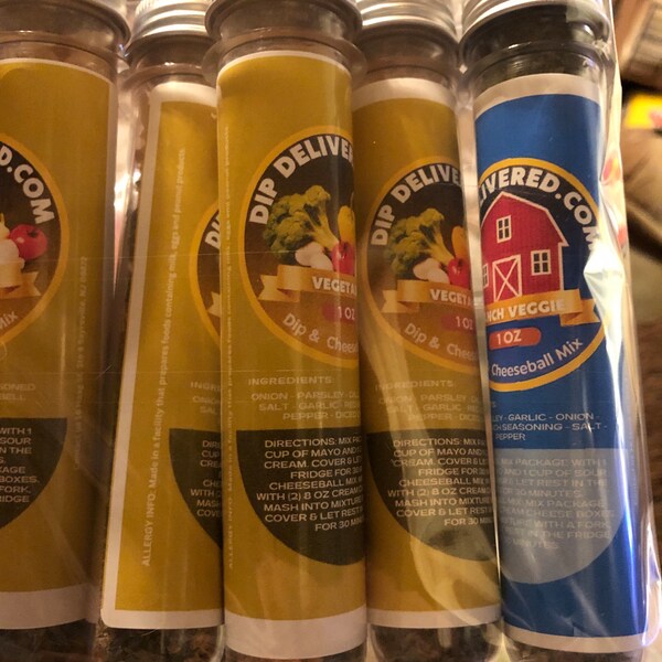 You Pick Flavors 6 Pack Gourmet Dip Mixes - Mix and Match - Easy to ...