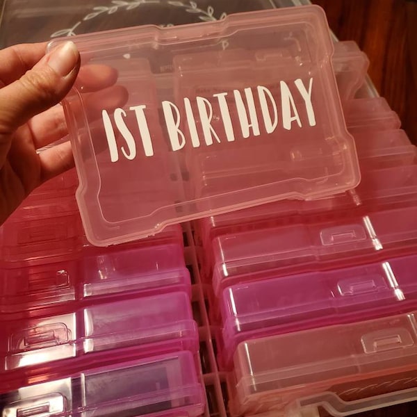 Baby's First Year Milestone Photo Keeper Box | Pregnancy, Newborn ...