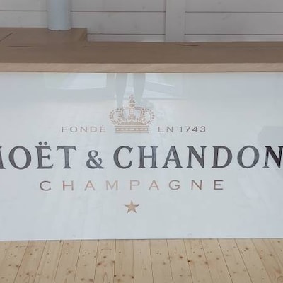 Moet and Chandon Sign 6ft X 3ft White Bar Sign - Etsy