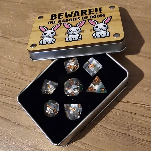 Purple Turtle Dice Set, Transparent With Light Purple Turtle Inside ...