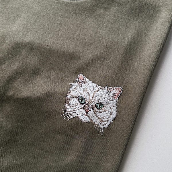 Custom Embroidery People Portrait From Photo Personalized Couples ...