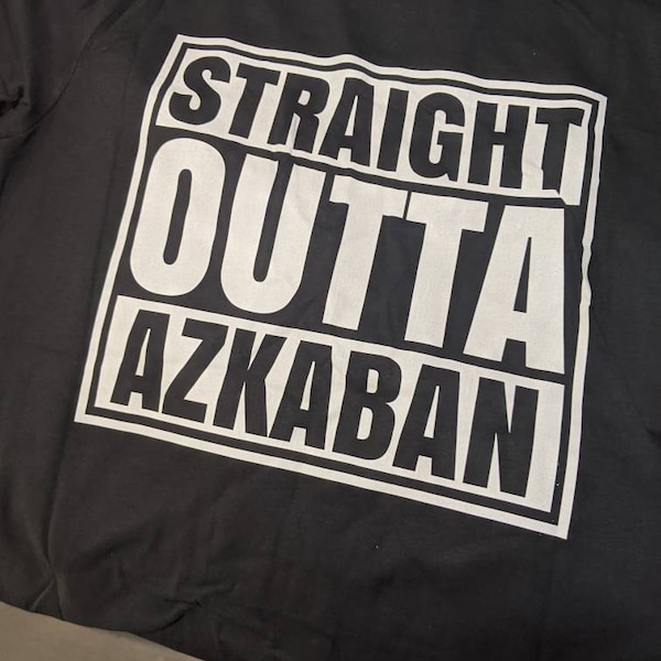 Straight Outta Azkaban Shirt Unisex, Nerd Shirt, Fantasy Shirt, Wizard ...