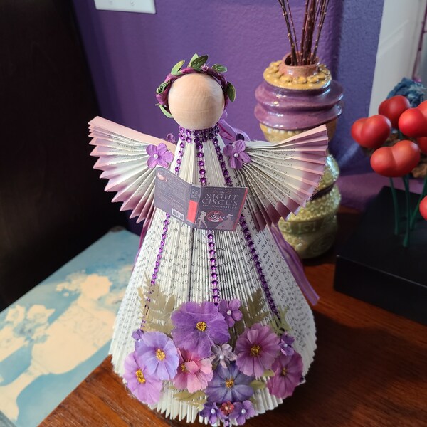 Custom Repurposed Book Angel - Made From a Book Supplied by the ...