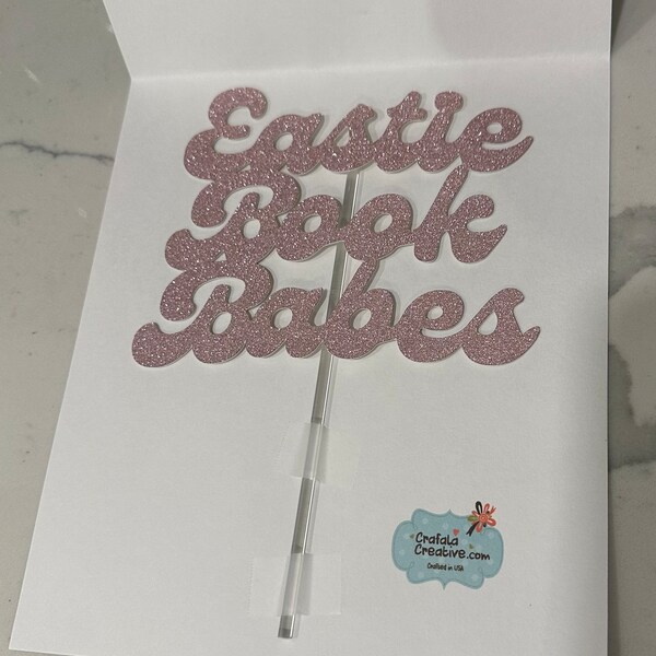 Custom Cake Topper, Gold Glitter, Personalized Cake Topper, Custom Text ...