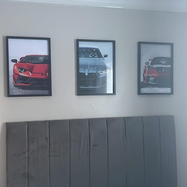 Ford GT Car Poster Print, Ford GT Poster, Ford GT Print, Car Poster ...