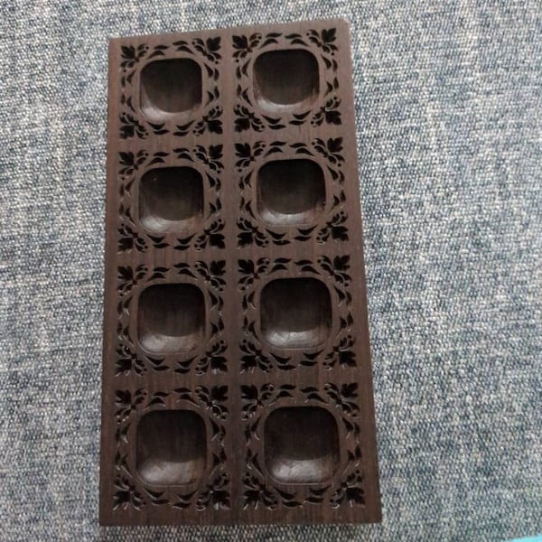Personalized Wooden Ravioli Mold – Custom Engraved Pasta Board ...