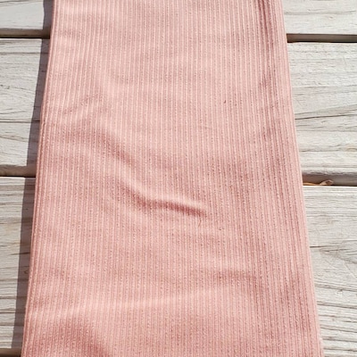 RIB KNIT 4x2 Light Weight Stretchy Ribbed Knit Fabric by the Yard/ Half ...