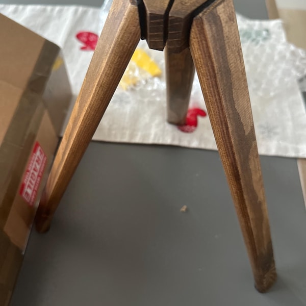 Handmade Deluxe Pendulum Stand With Hand Pyrography Moon Phase Design ...