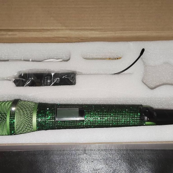 Professional Wireless Microphone System - Vinyl Wrap, Rhinestone ...