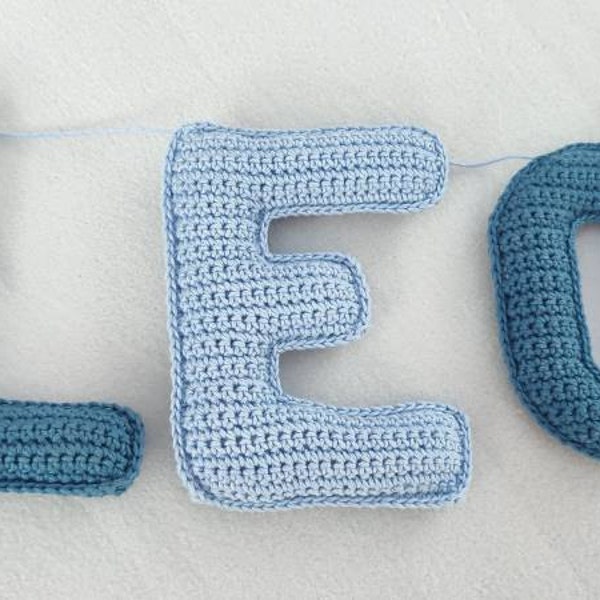 Crochet Alphabet Pattern, Soft Crochet Letters, Stuffed Amigurumi ...