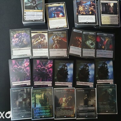 Mtg Smaug 6/6 Double Sided Token Alternative Art EDH - Etsy