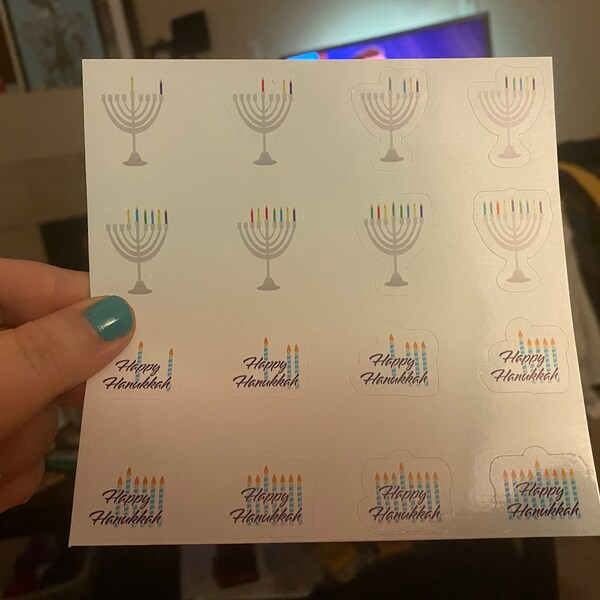 Jewish Kiss Cut Stickers, Jewish Planner Stickers, Jewish Holidays, Bar ...