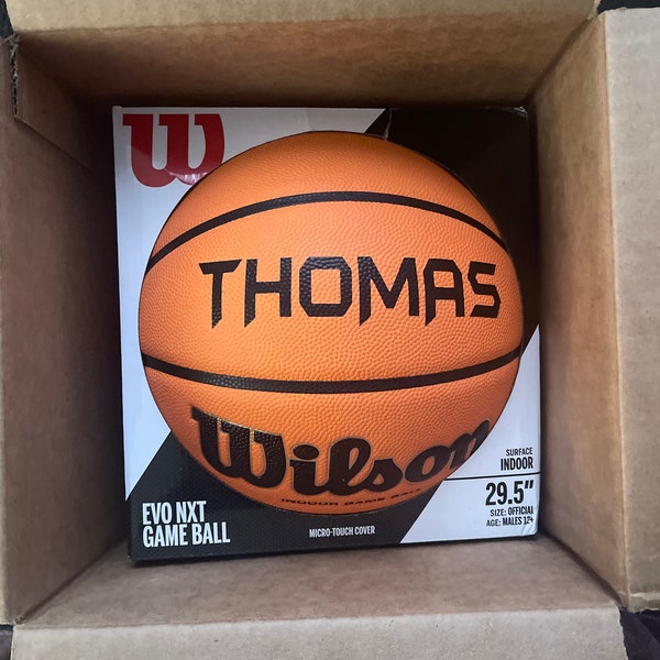 Customized Personalized Wilson Evo NXT Indoor Game Basketball - Etsy