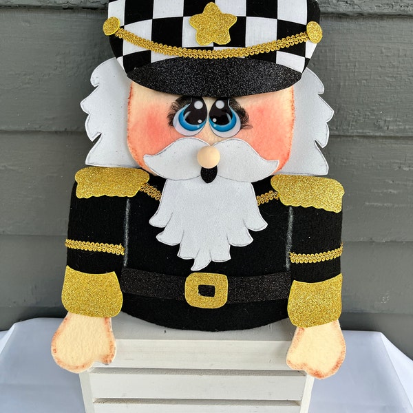 Nutcracker No Sew PDF Pattern, Nutcracker E- Pattern, Nutcracker DIY, Nutcracker Wreath ...