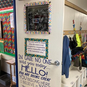 You Are Positive Affirmations Classroom Door Vinyl Wall Decal School ...