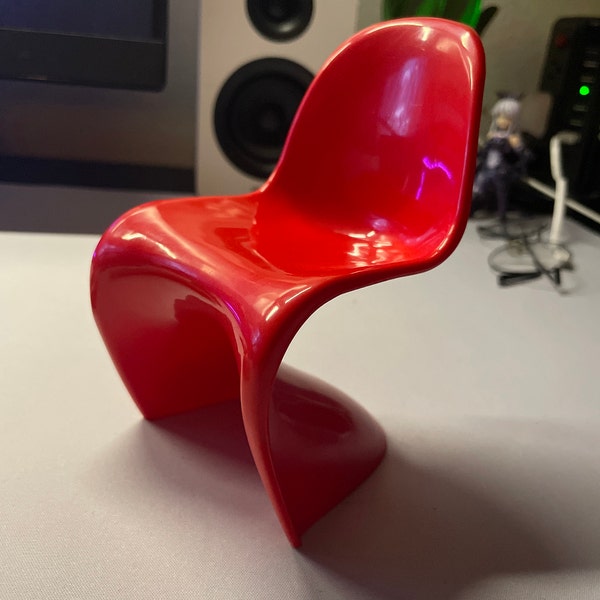 1:12 Scale Miniature Mid Century Modern Ball Chair, Egg Chair Designer ...