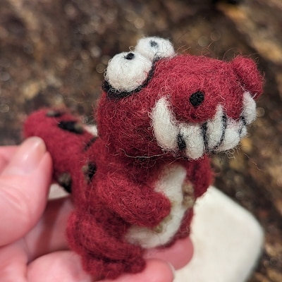 Needle Felt Plants, Felt Faux Plant, Wool Felting Cactus, Felted ...