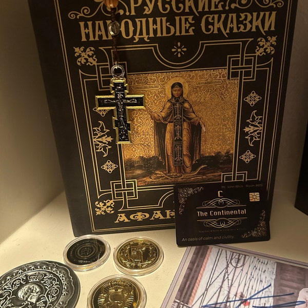 Rosary Orthodox Cross Blood Oath Marker Continental Coin Set Pendant - Etsy
