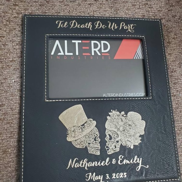 She Said Yes Picture Frame Engagement Frames Personalized Engagement ...