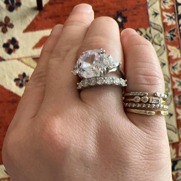 Initial Morse Code Ring by Caitlyn Minimalist Diamond Ring With Personalized Letter Cute Jewelry ...