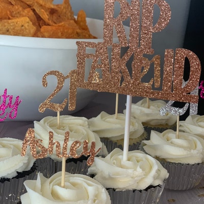 RIP Fake ID Cake Topper, Finally Legal Topper, 21st Birthday Cake ...