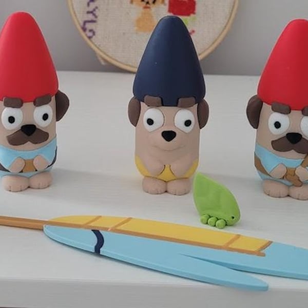 Bluey Inspired Gnomes - Unique Garden or Home Decor - Etsy