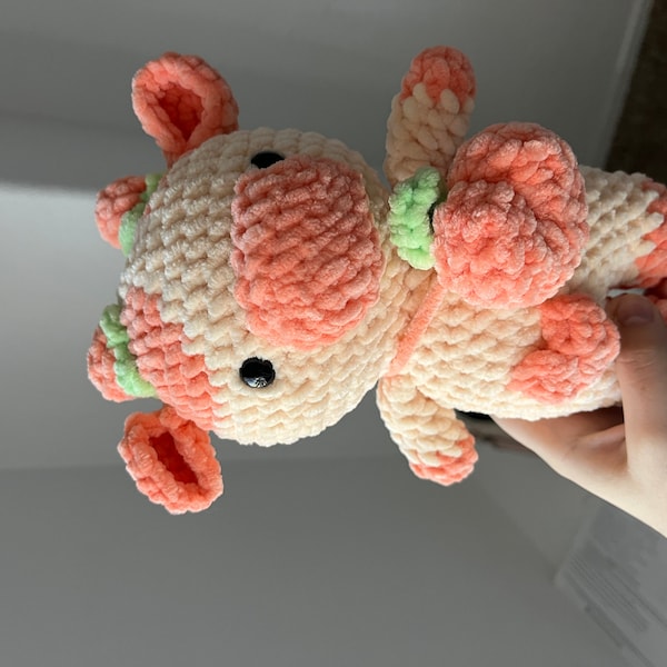 Crochet Cow, Peach Cow Plushie, Cow Plushie, Crochet Cow Plush - Etsy