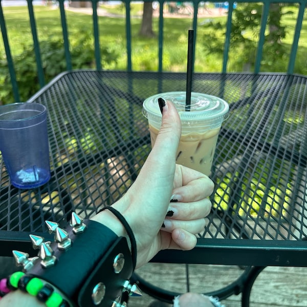 3 Row Spike Emo Goth Alt Wristband Snap Button Bracelet - Etsy