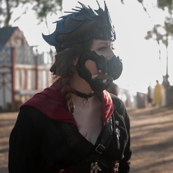 Leather Crown Tiara Helmet Headdress Headpiece Headdress Elfic Medieval ...