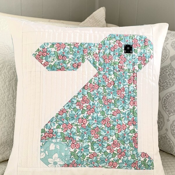 PDF Easter Quilt Pattern - Green Bunny Quilt Pattern - Etsy