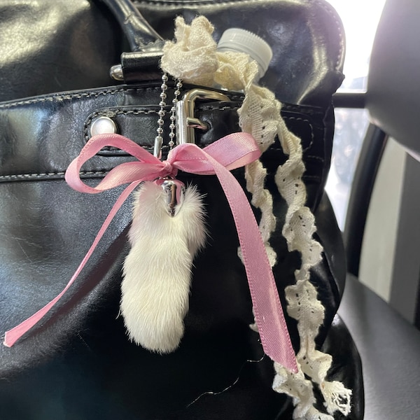 Rabbit Foot Key Chain - Etsy