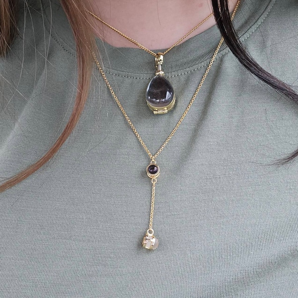 Personalized Lock of Hair Keepsake Necklace Memorial Hair Jewelry Baby ...