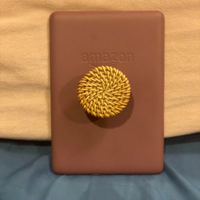 Rattan Popsocket/kindle Grip - Etsy