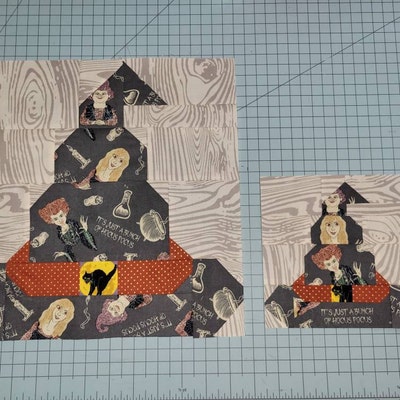 PDF Halloween Quilt Pattern Witch Hat Quilt Pattern - Etsy