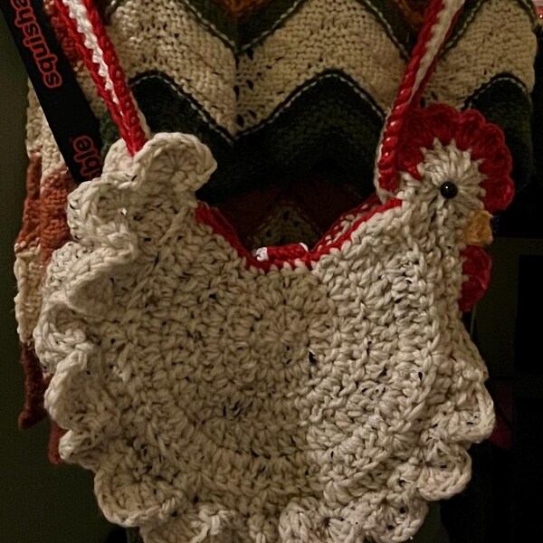 Crochet Chicken Bag Pattern Only U.S Terms - Etsy