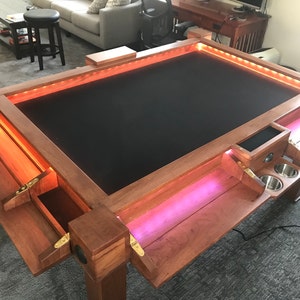 Board Game Table With Lights. - Etsy
