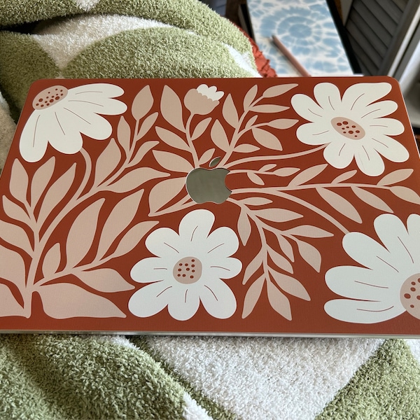 Flowers MacBook Case Aesthetic Boho MacBook Pro 13 14 Inch Air 13 M2 ...