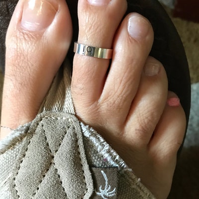 Sterling Silver Men's Toe Ring for a Touch Manly Man - Etsy