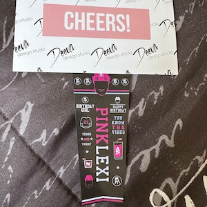 PRINT AT HOME: Pink Whitney Custom Sticker Label Digital - Etsy