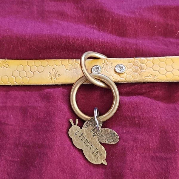 You're a Gem / Custom Hand Stamped Dog Tag, Personalized Metal Pet ID ...