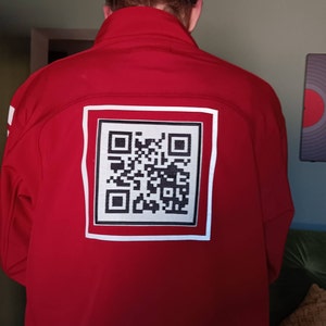 Rickroll QR Code Embroidered Patch, Rick Astley Iron on Patches, Meme ...